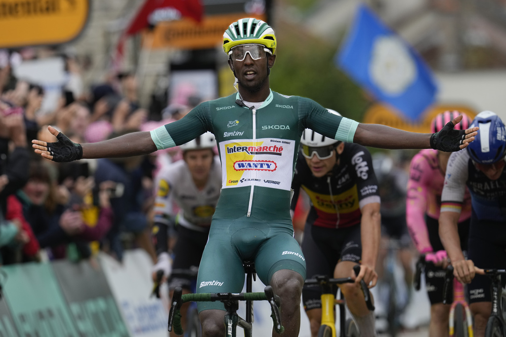 Eritrea’s Girmay wins his second stage on this Tour de France | News ...